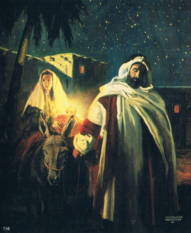 Maria und Josef mit Jesus auf der Flucht | Zeltmacher