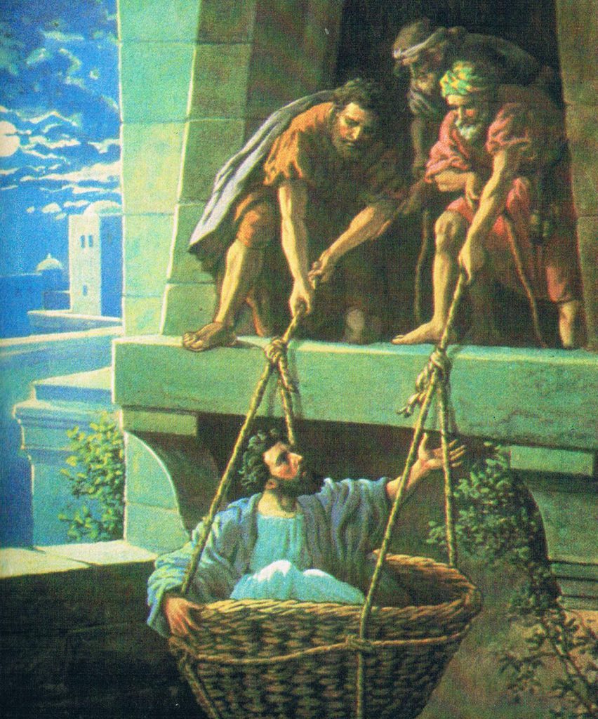 Flucht des Paulus aus Damaskus | Zeltmacher